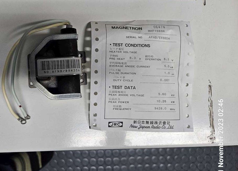 References 6.X- BAND RADAR(MANUFACTURER'S NAME PLATE).jpg 5.X- BAND ...