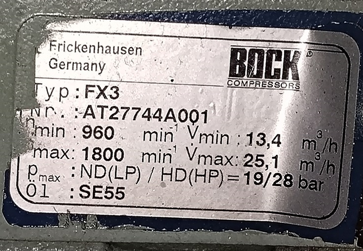 References Refer compressor spares list.pdf Refer Compressor Name plate ...