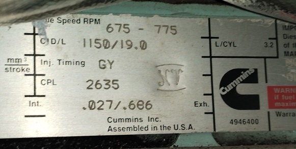 References Engine Name plate details 1.jpg Engine Name plate details 2 ...