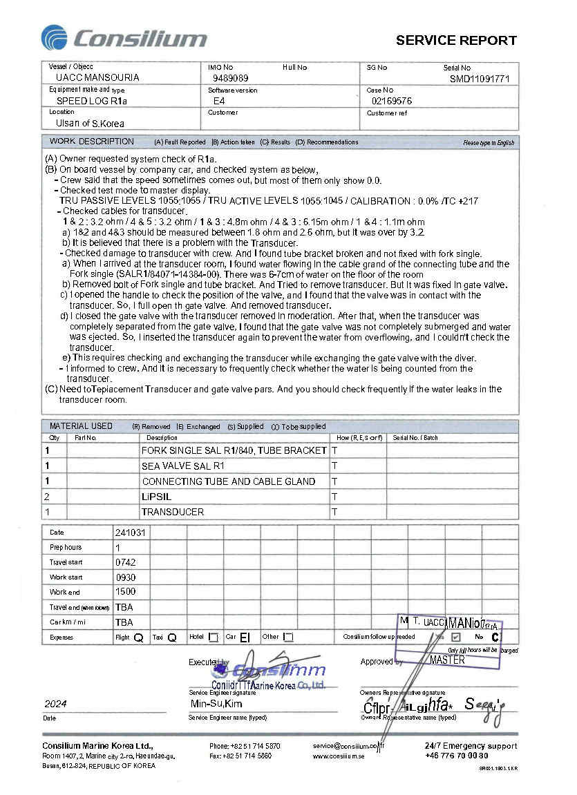 References Components diagram.JPG Service Report Speed Log 31-Oct-2024 ...
