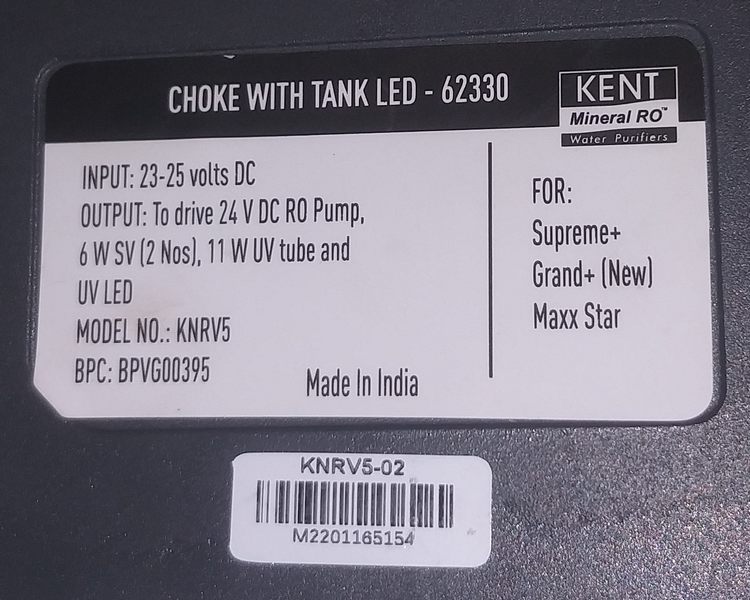 kent ro water filter details pdf